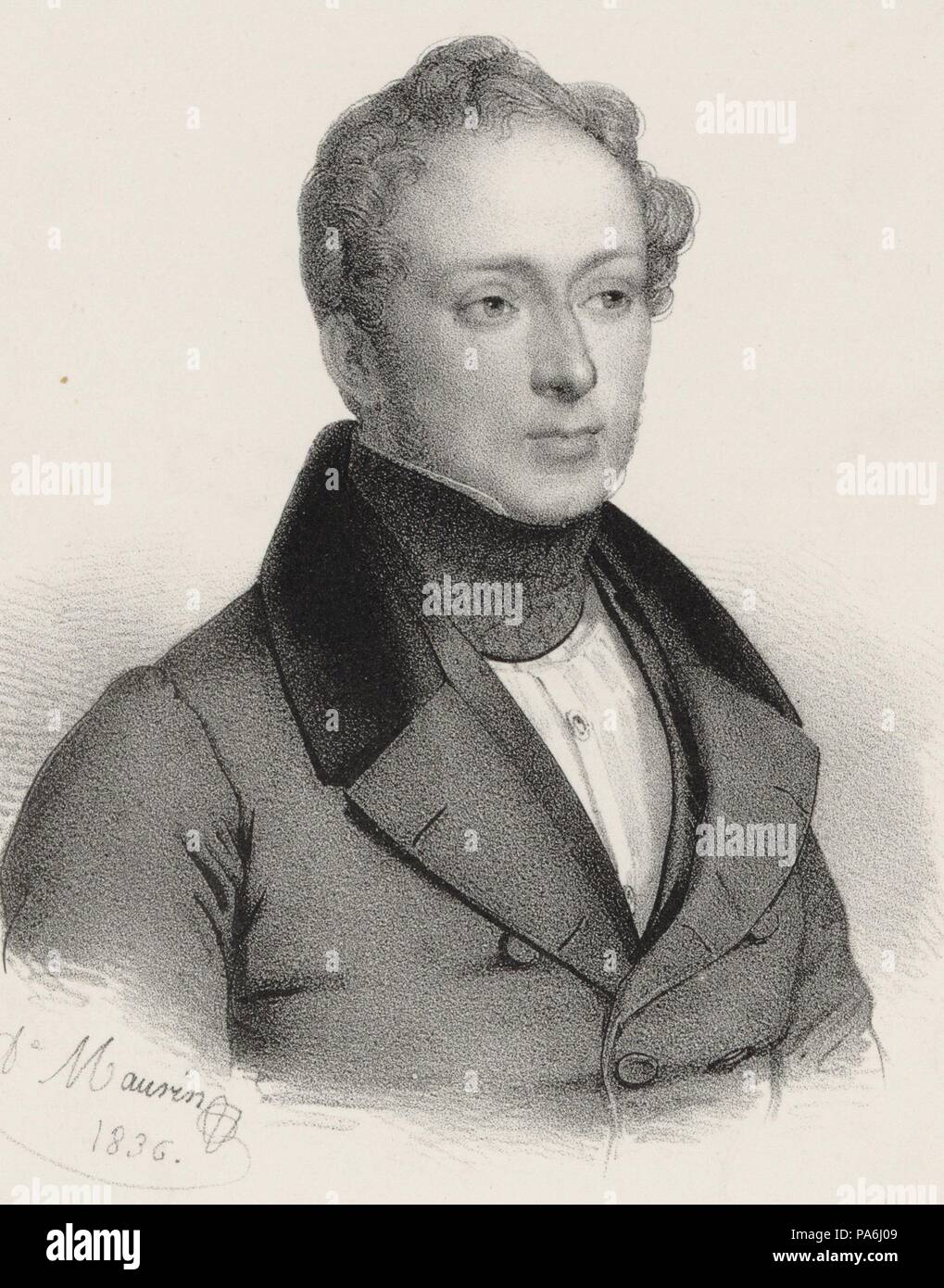 Portrait of the composer Vincenzo Bellini (1801-1835). Museum: Russian ...