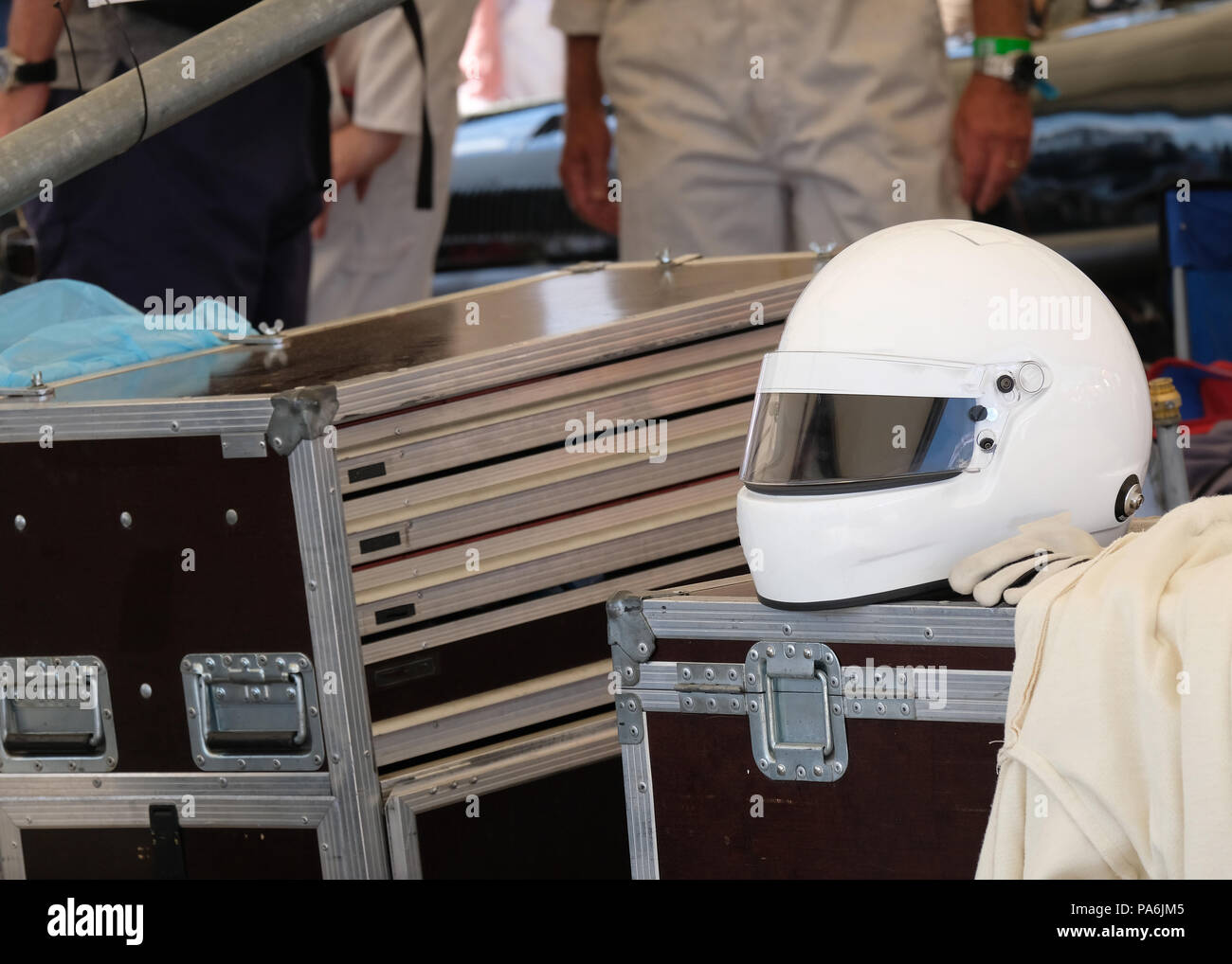 July 2018 - Helmet & tool box detail at the 25th celebration of the ...