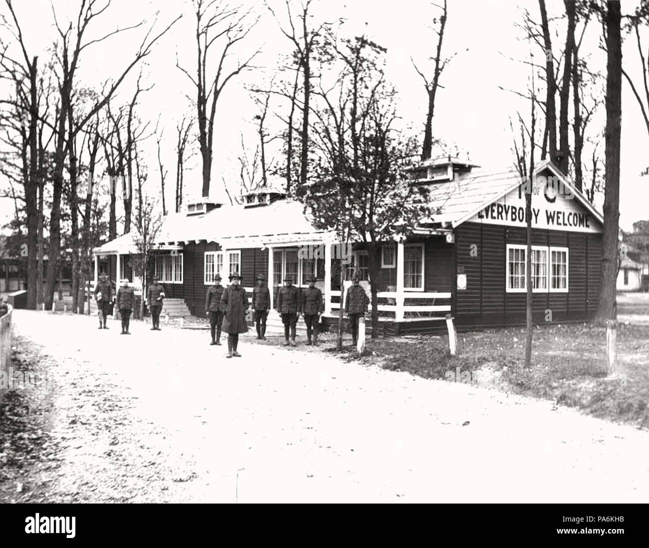 37 1918 - Camp Crane - Chapel - Allentown PA Stock Photo - Alamy