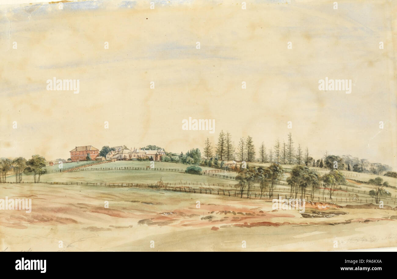 132 Annandale Farm Samuel Elyard 1877 Stock Photo - Alamy