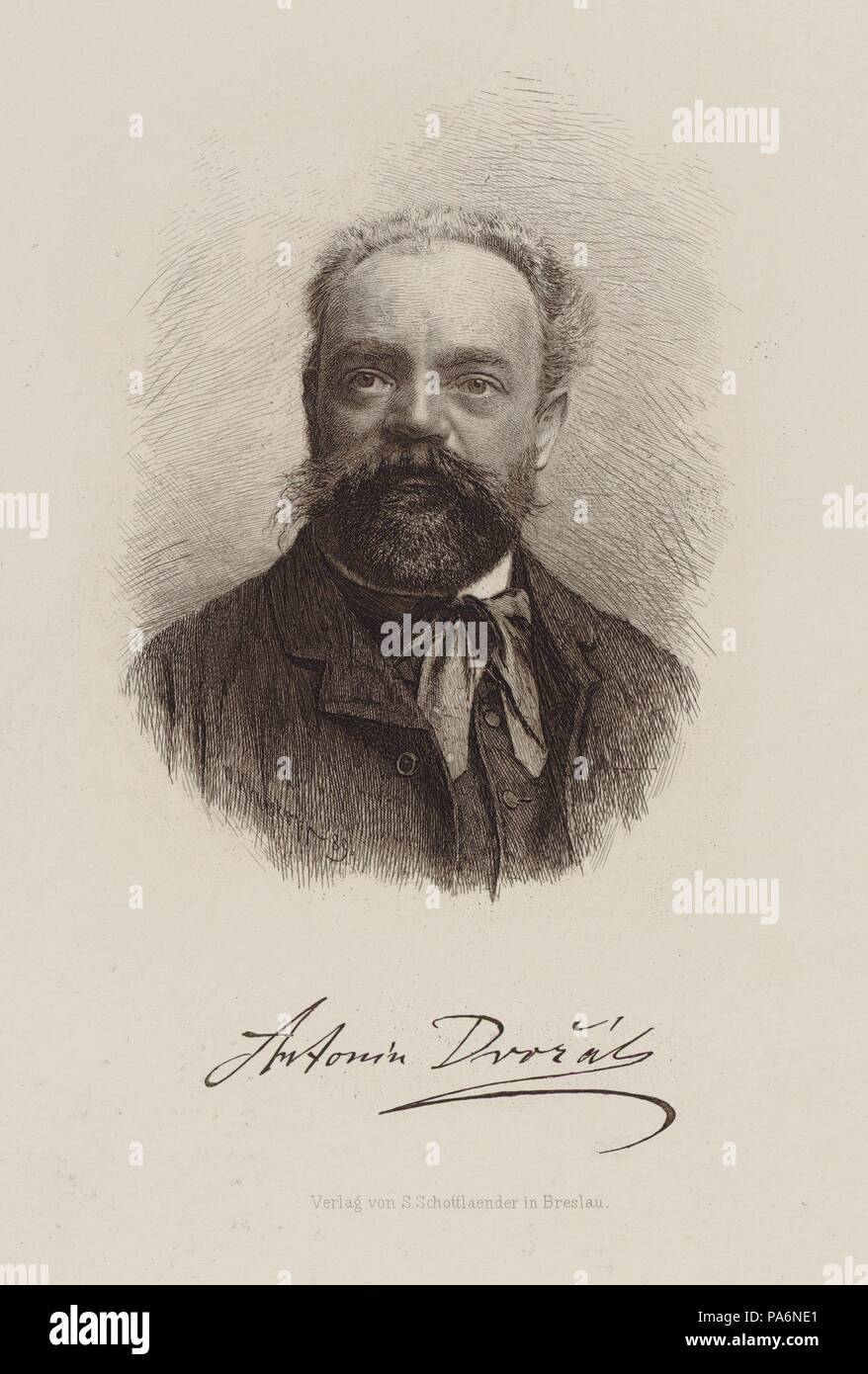 Portrait of the composer Antonin Dvorak (1841-1904). Museum: PRIVATE ...