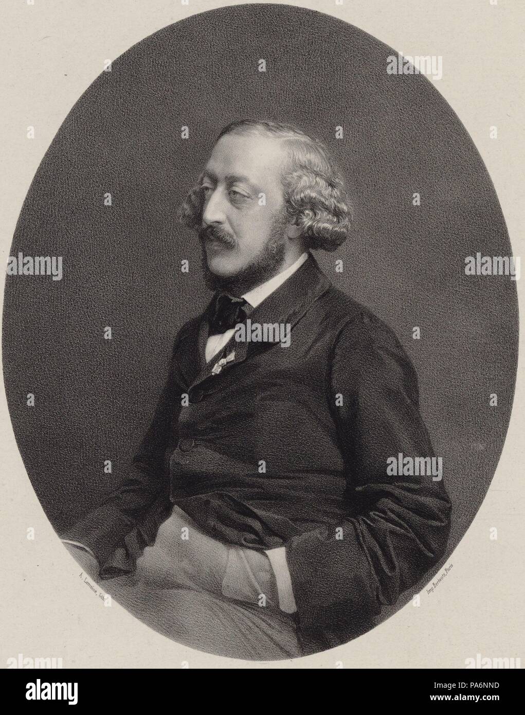 Portrait of the pianist and composer Stephen Heller (1813-1888). Museum ...