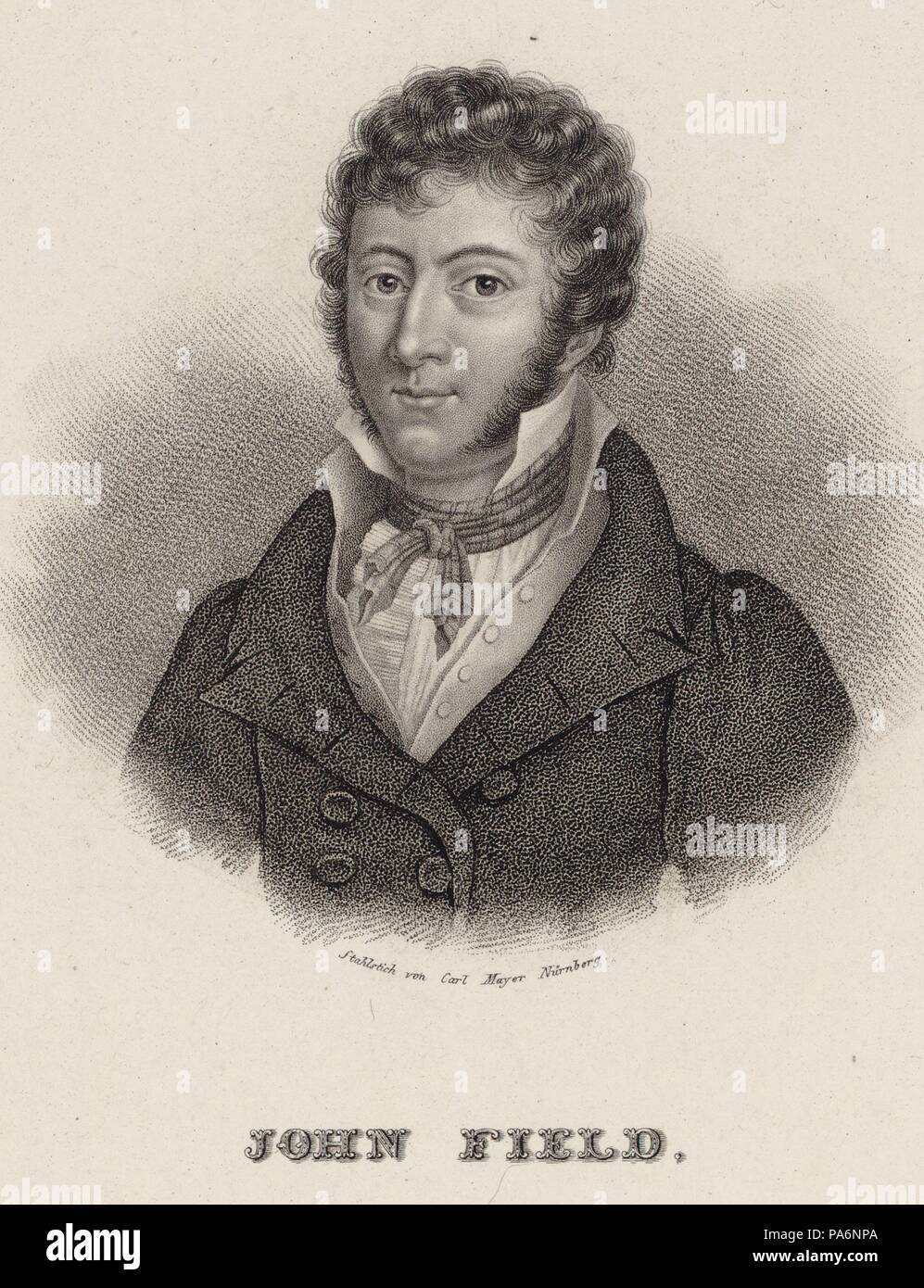 Portrait of the composer John Field (1782-1837). Museum: PRIVATE ...