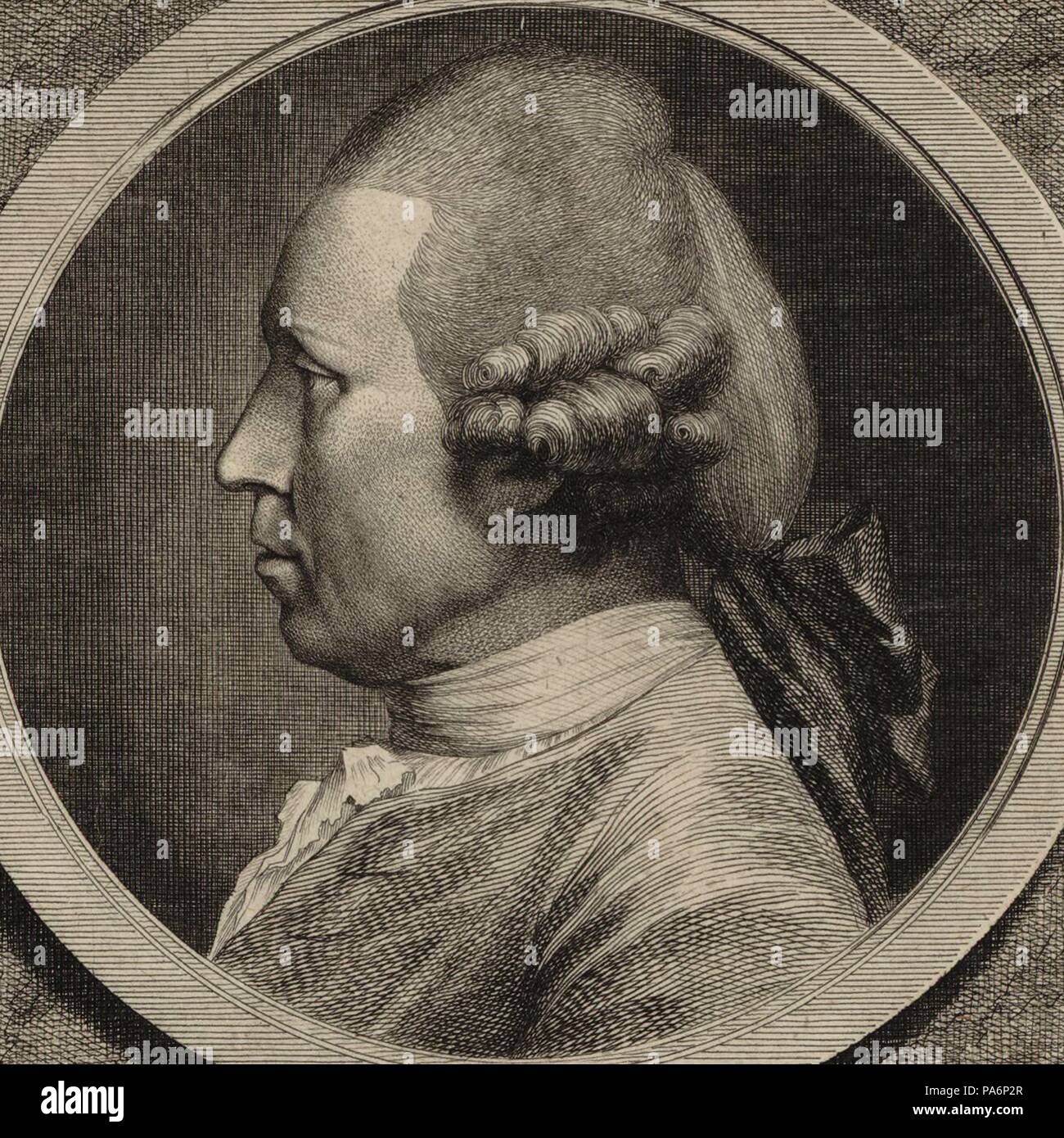 Portrait of the composer Johann Adam Hiller (1728-1804). Museum ...