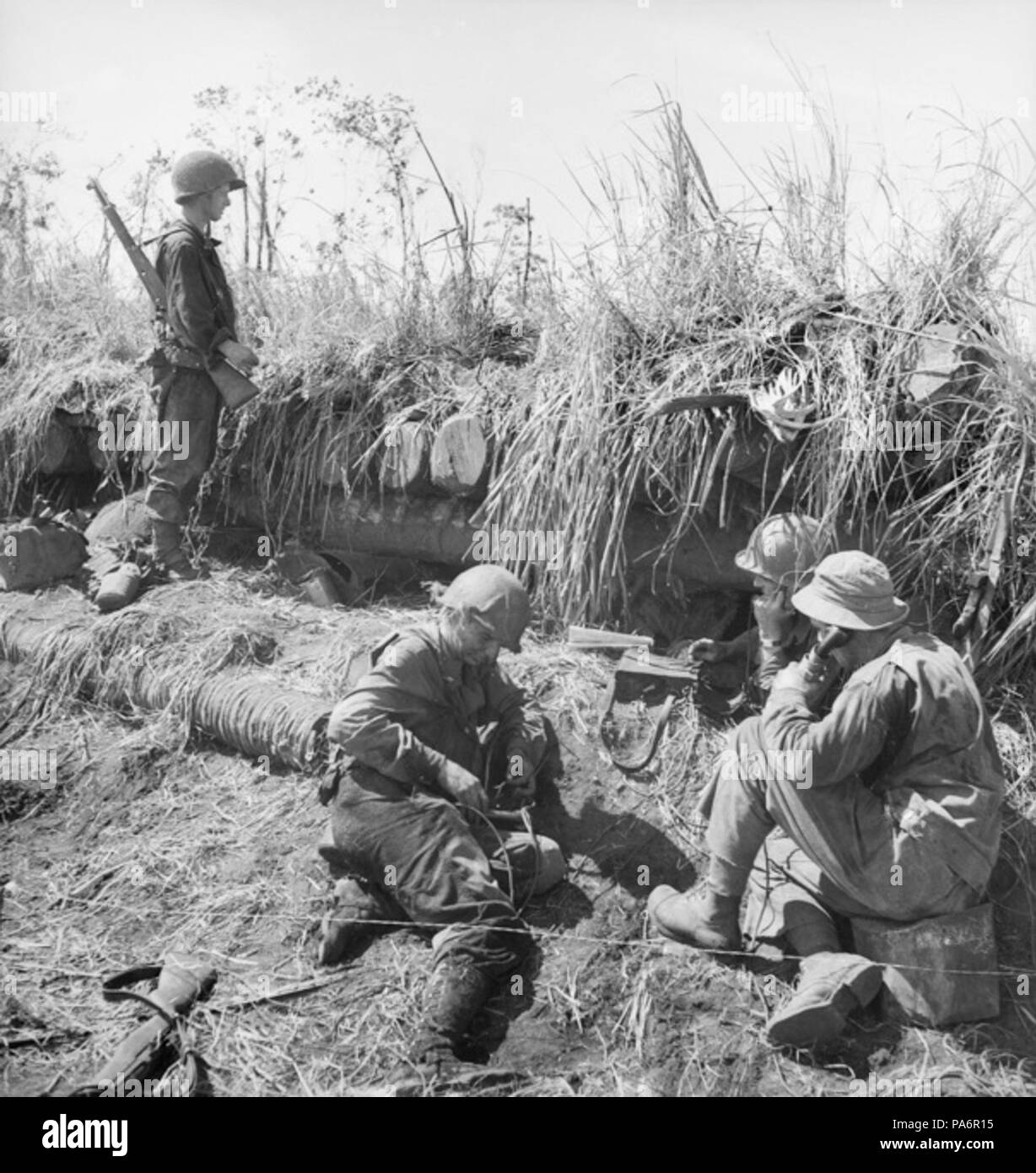 2 013979Bunker at Buna Stock Photo - Alamy