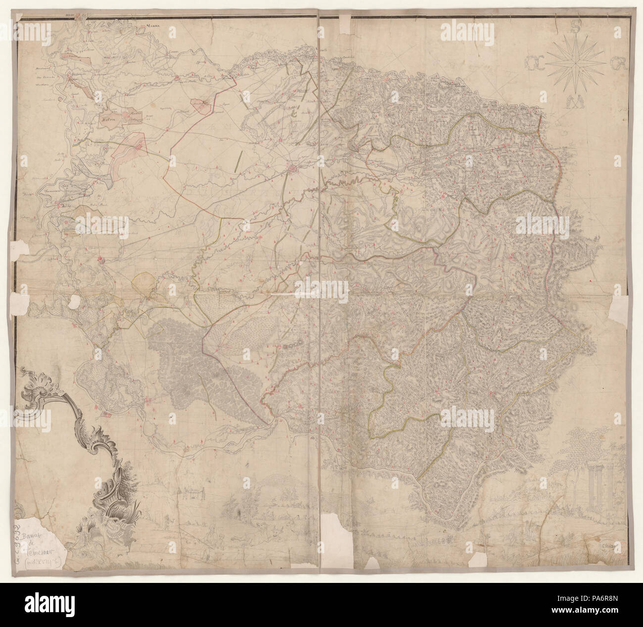 3 1800 - Harta Banatului Stock Photo - Alamy