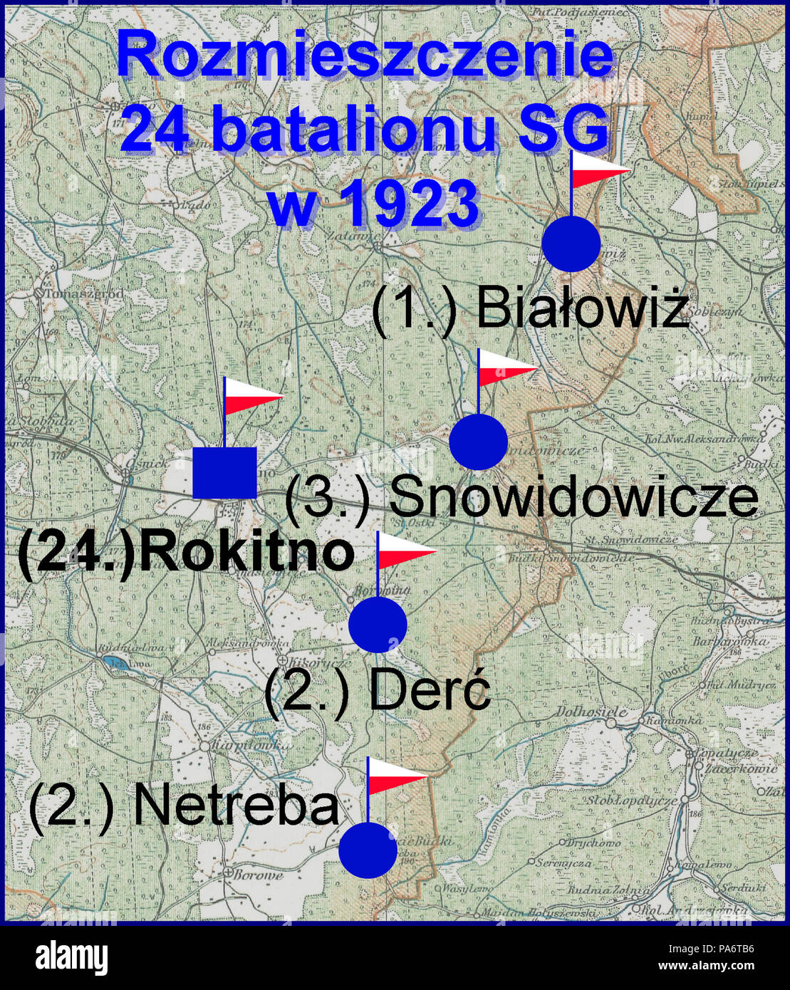 8 24 batalion SG w 1923 Stock Photo - Alamy