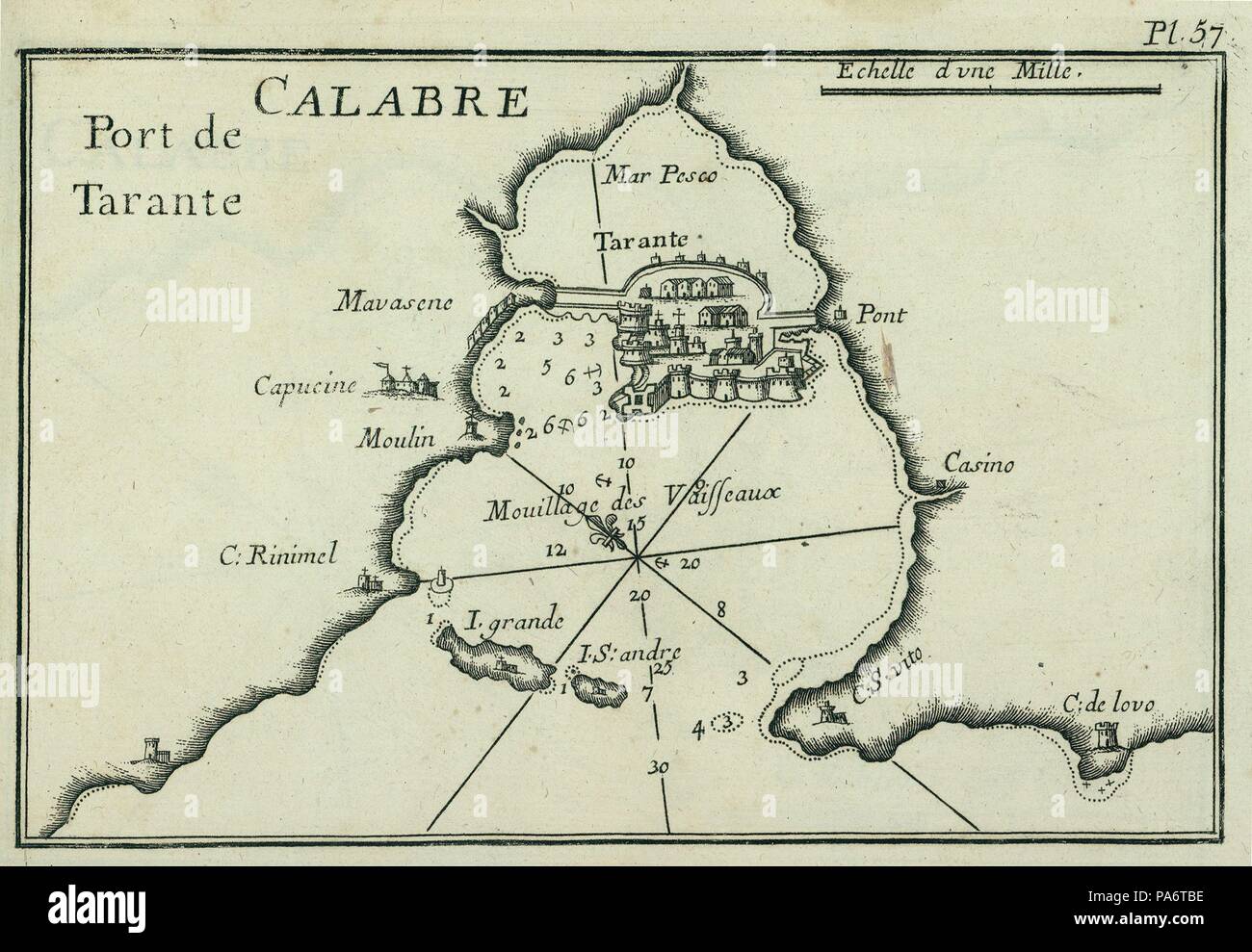 Map of taranto hi-res stock photography and images - Alamy
