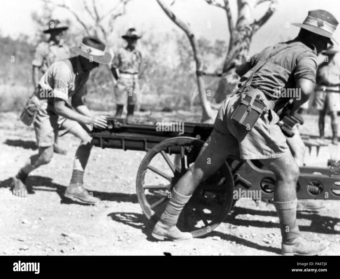 Anti tank gun Black and White Stock Photos & Images - Alamy
