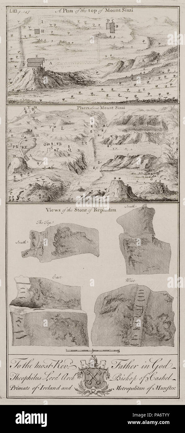 10 A Plan of the top of Mount Sinai Places about Mount Sinai Views of ...