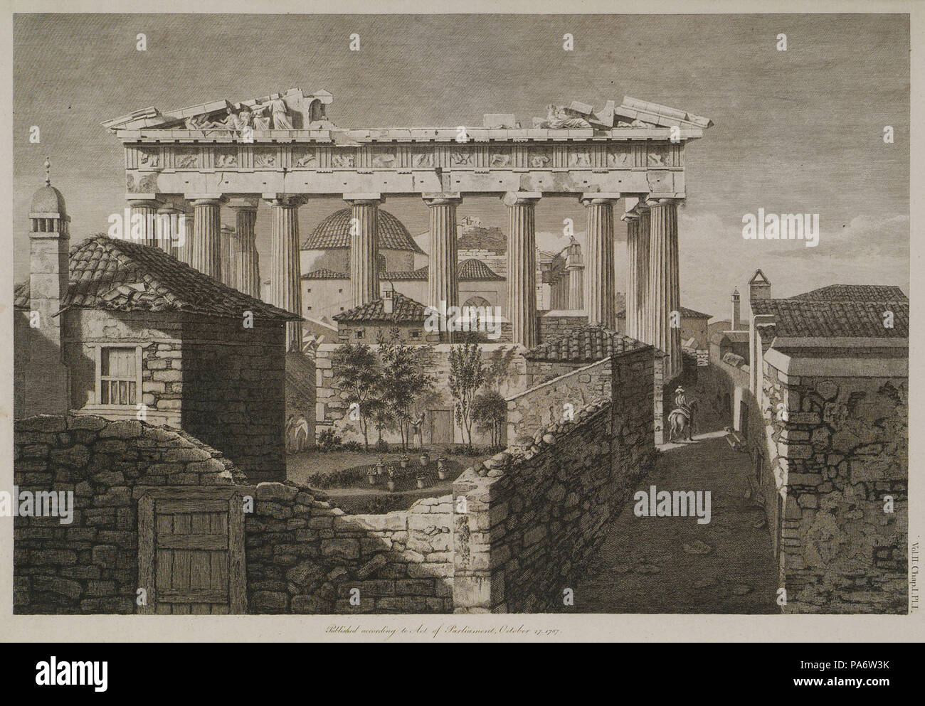 10 A view of the eastern portico of the Parthenon - Stuart James ...
