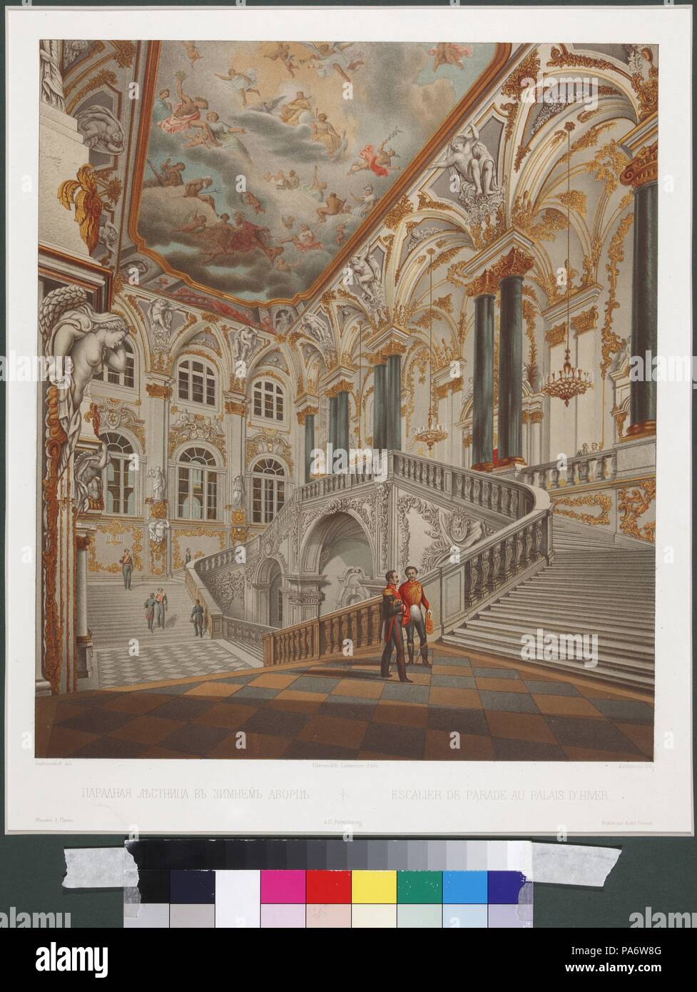 The Grand staircase of the Winter palace (Also known as Ambassador's ...