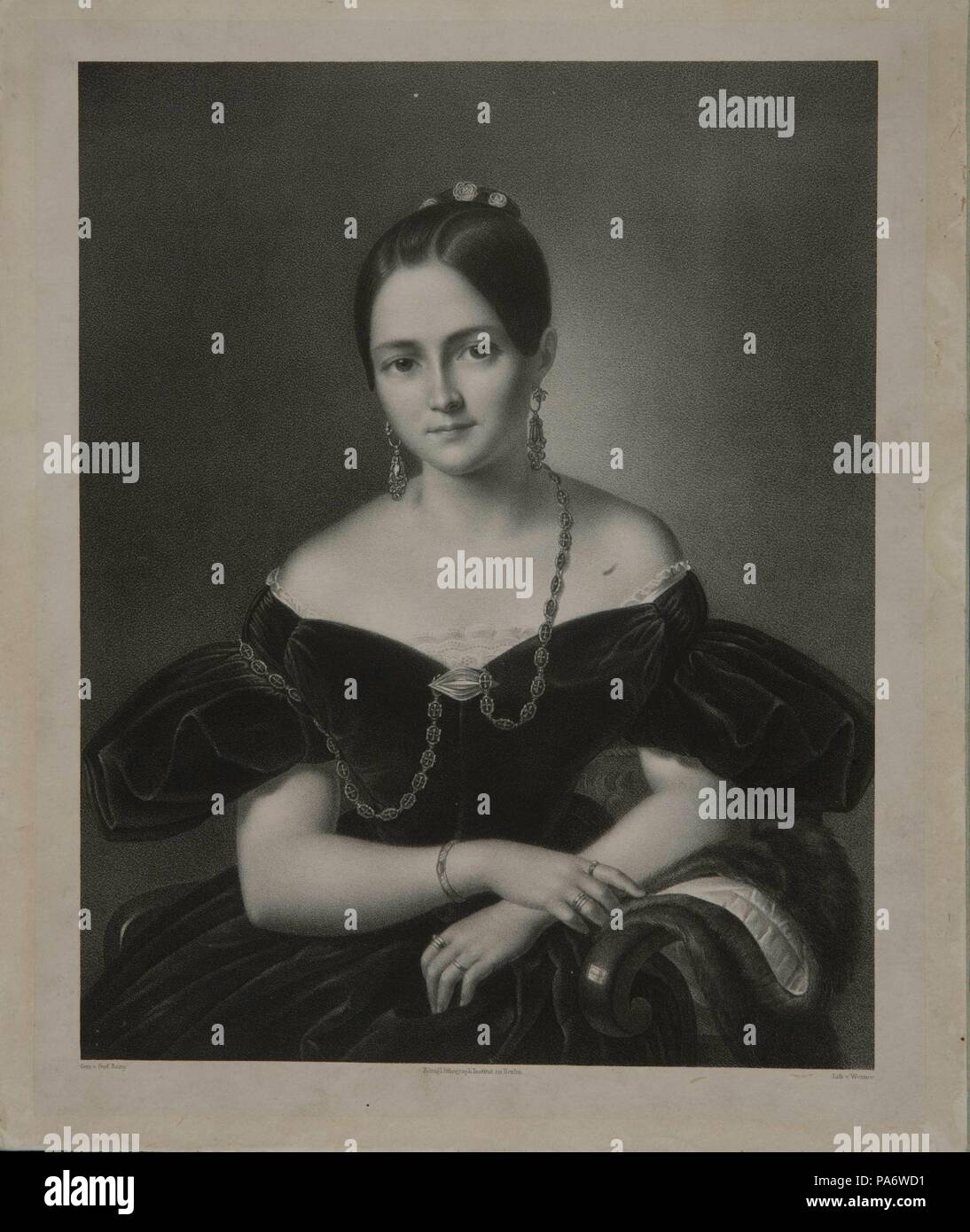 Portrait of Alexandra Smirnova-Rosset (1809-1882). Museum: State ...