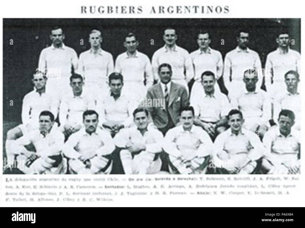 Argentina national rugby union team hi-res stock photography and images ...