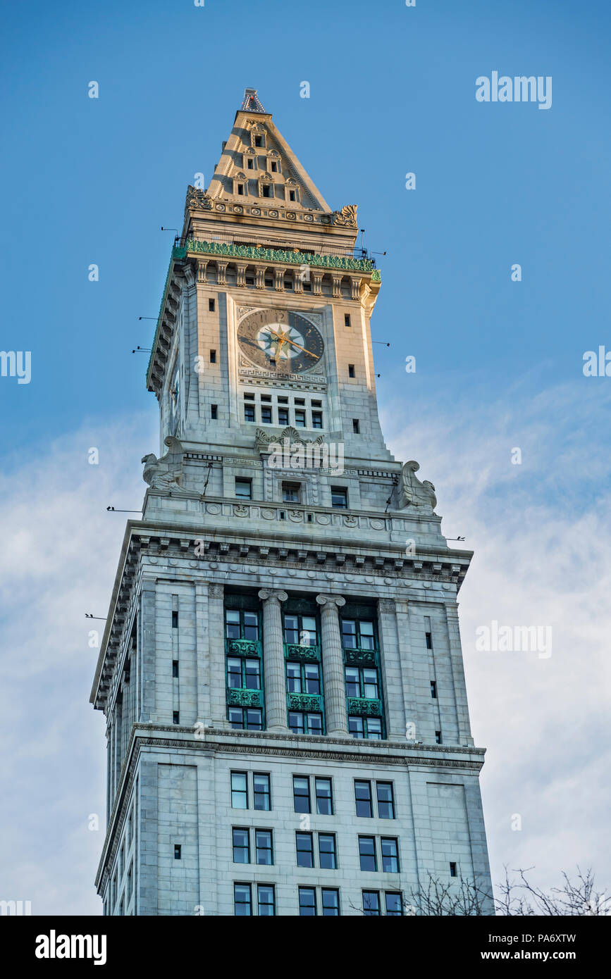 Custom House tower Stock Photo - Alamy