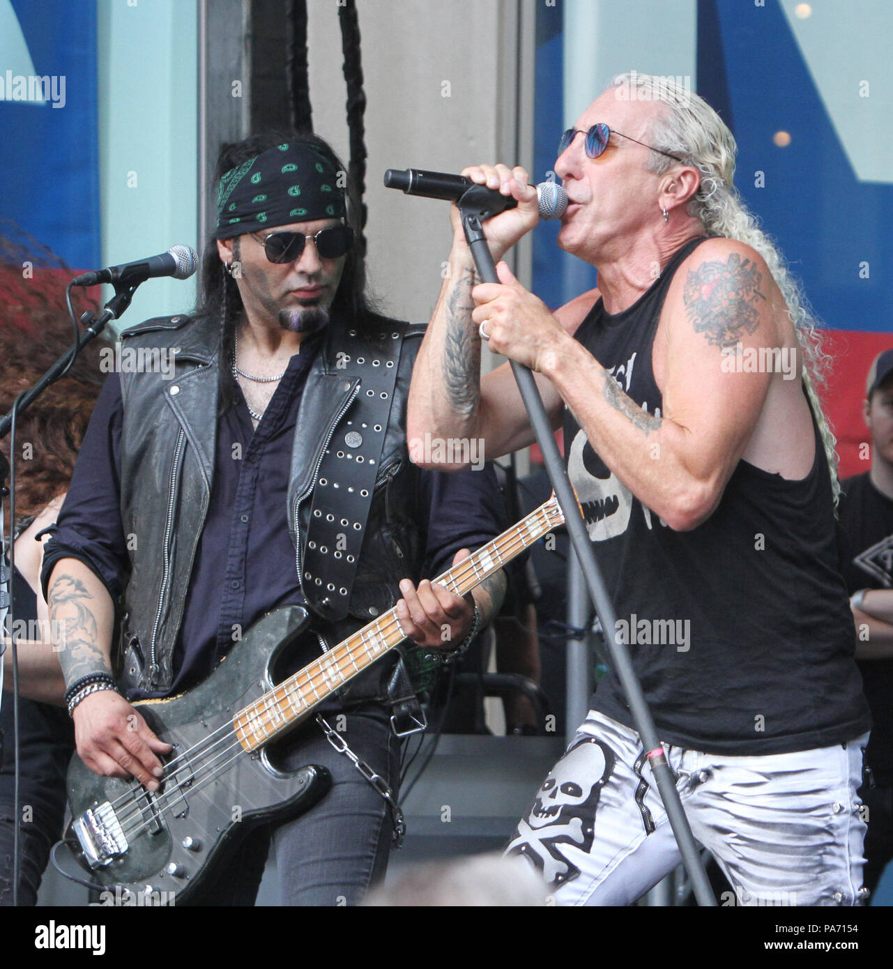 New York, NY, USA. 20th July, 2018. Dee Snider performs on Fox ...