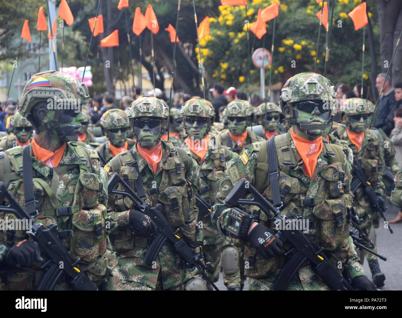 Bogota, Colombia.20 July 2018, Bogota, Colombia - Special Forces at the ...