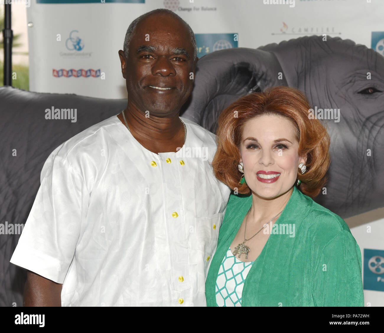 Los Angeles, California, USA. 18th July, 2018. GLYNN TURMAN and KAT ...