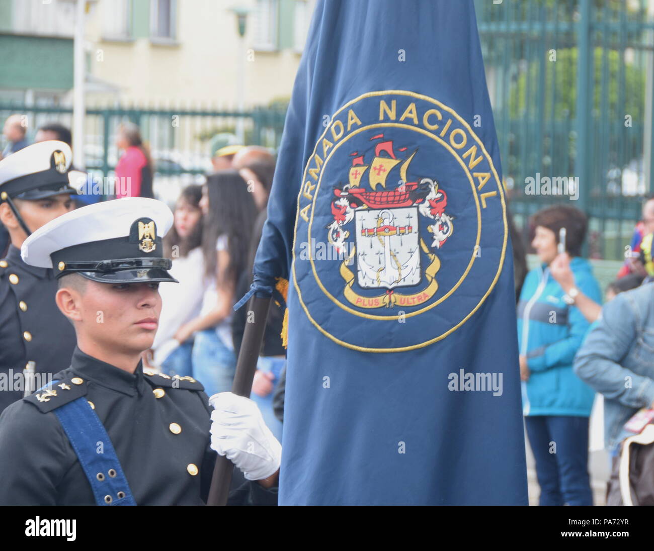 Bogota, Colombia.20 July 2018, Bogota, Colombia - the Navy marches at ...
