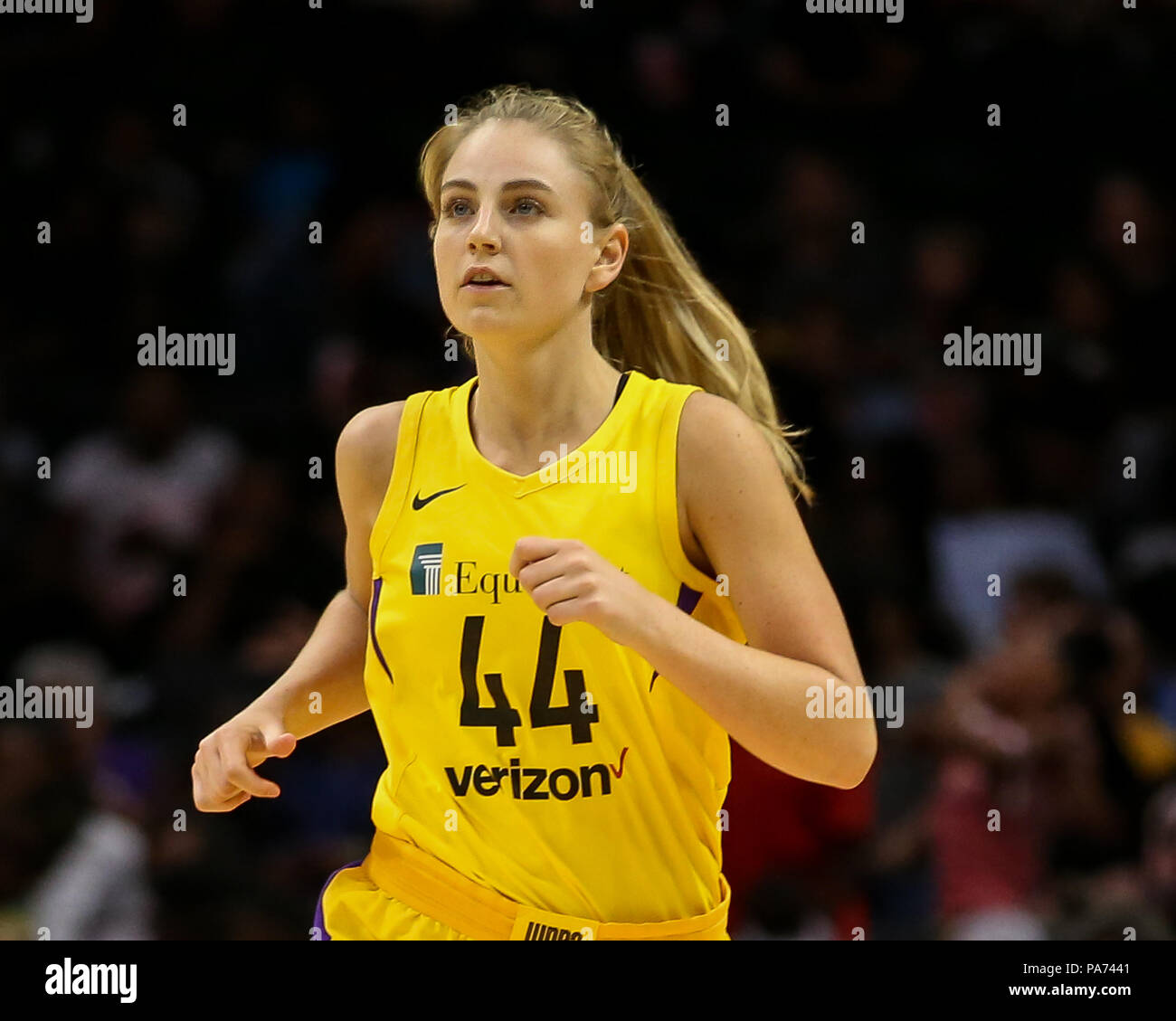Los Angeles Sparks forward Karlie Samuelson #44 during the Indiana ...