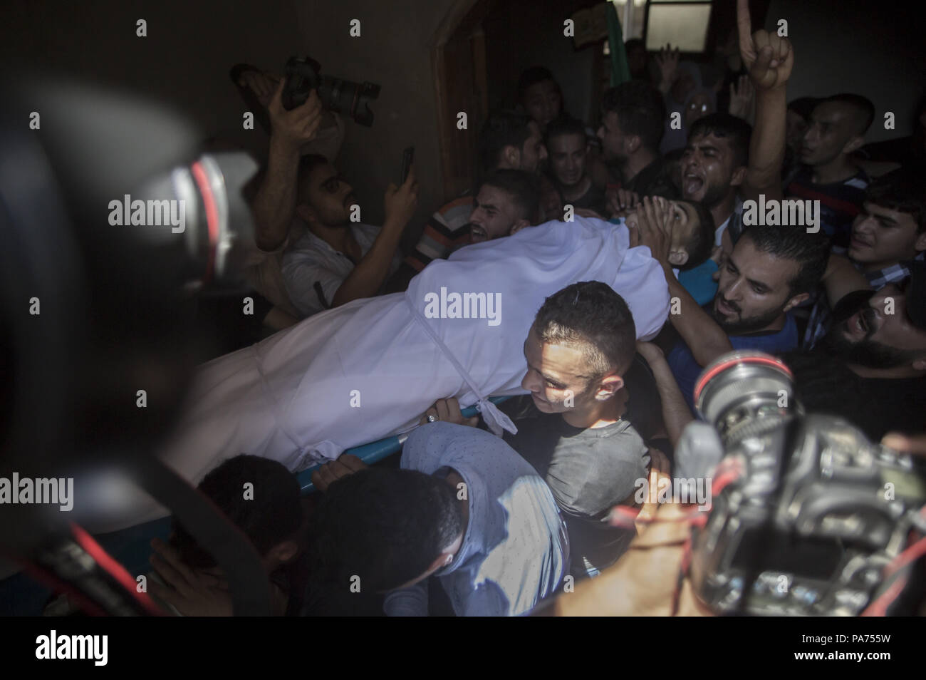 Gaza City, The Gaza Strip, Palestine. 21st July, 2018. Palestinian ...