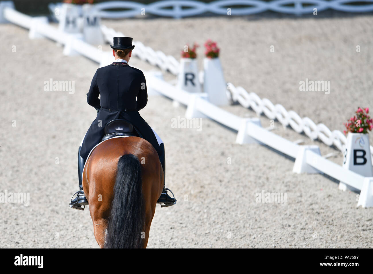 Aachen, Germany. 21st July, 2018. CHIO, Equestrian, dressage. German ...