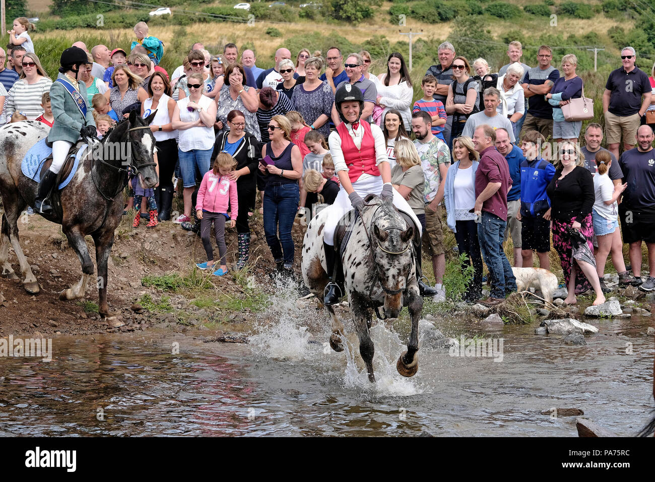 KELSO, SCOTLAND - July 21: Kelso Civic Week - Yetholm Rideout; Crowds ...
