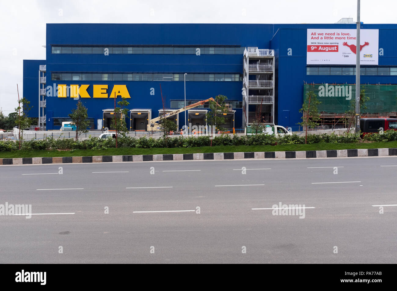 Hyderabad,India. 21th July,2018.Swedish furniture giant IKEA will open it's first store in India ...