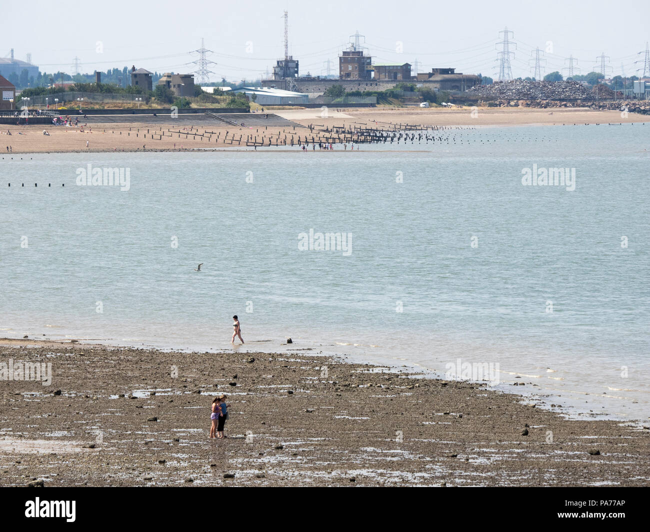Sheerness, Kent, UK. 21st July, 2018. UK Weather: a sunny and warm day ...