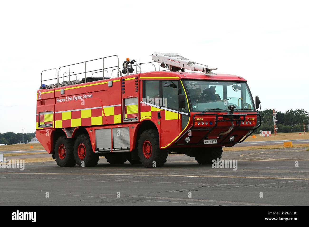 Carmichael airport fire truck, Farnborough International Airshow ...