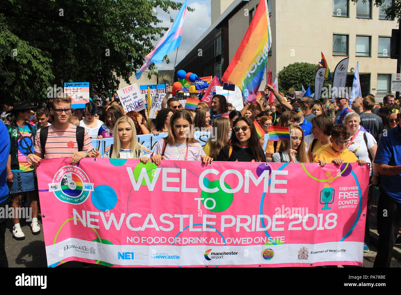 Newcastle pride parade hi-res stock photography and images - Alamy