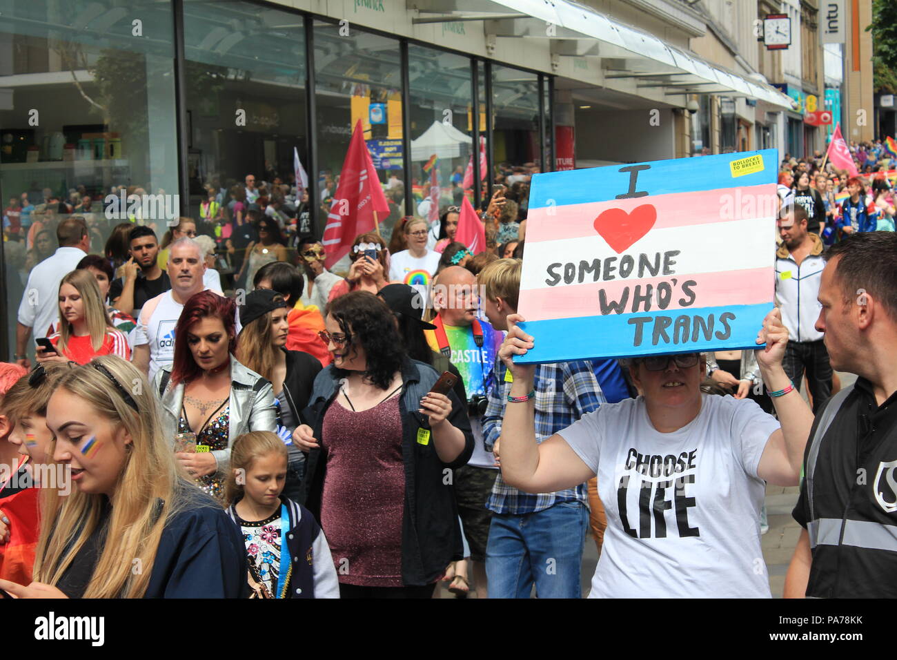 Newcastle pride parade hi-res stock photography and images - Alamy