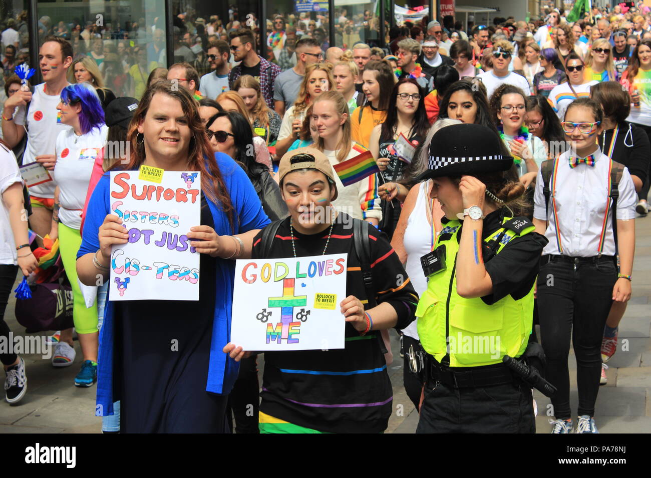 Newcastle pride parade hi-res stock photography and images - Alamy