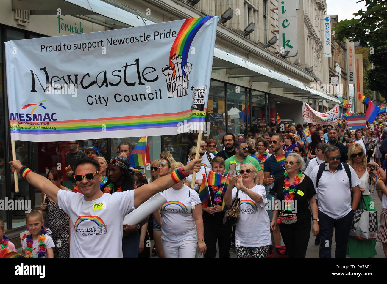 Northern Pride Parade in Newcastle drew participants and revelers from ...