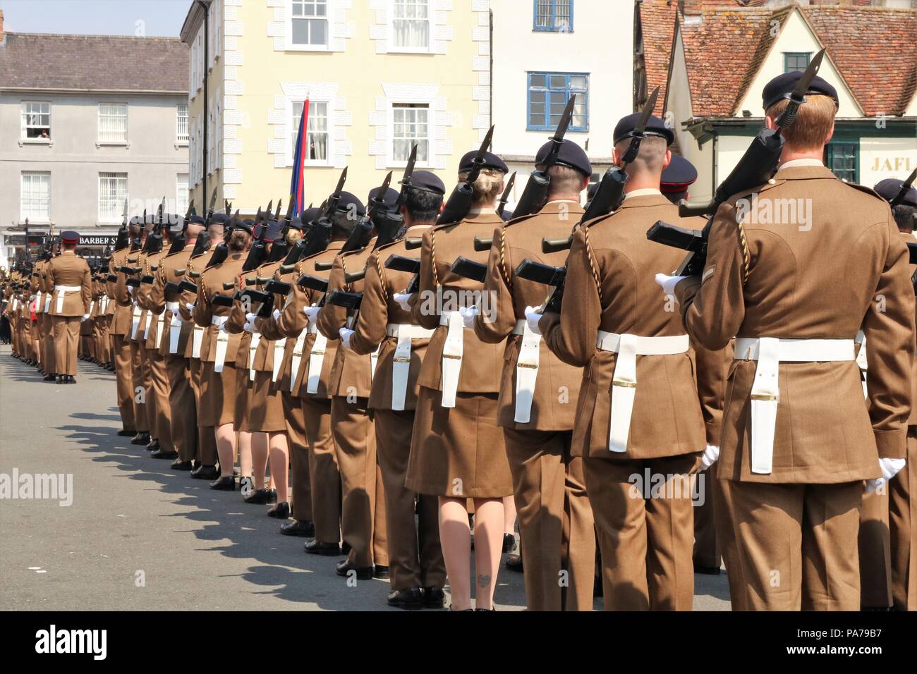 Bicester, Oxfordshire, UK 21.07.2018 - 1 Regiment RLC granted The ...
