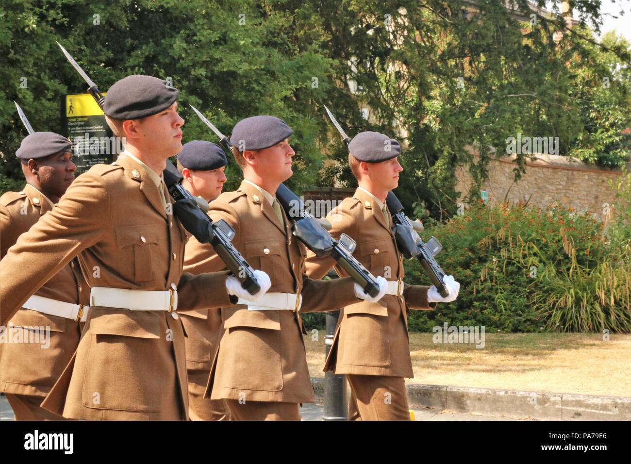 Bicester, Oxfordshire, UK 21.07.2018 - 1 Regiment RLC granted The ...