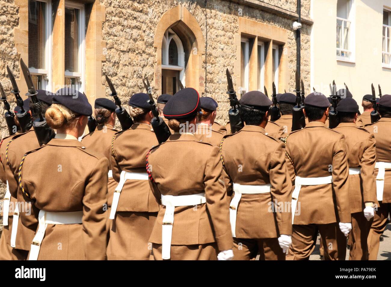 Bicester, Oxfordshire, UK 21.07.2018 - 1 Regiment RLC granted The ...