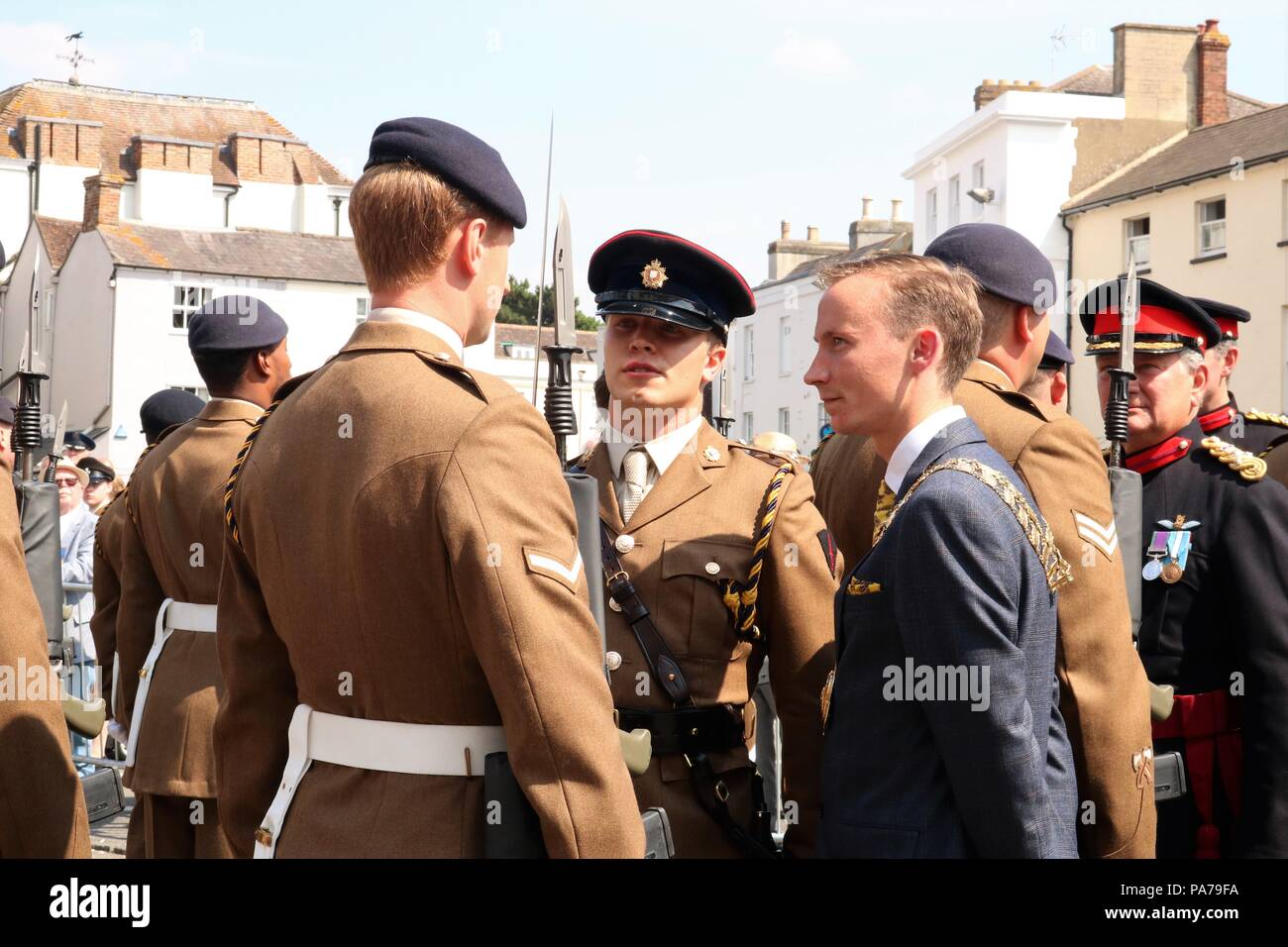 Bicester, Oxfordshire, UK 21.07.2018 - 1 Regiment RLC granted The ...