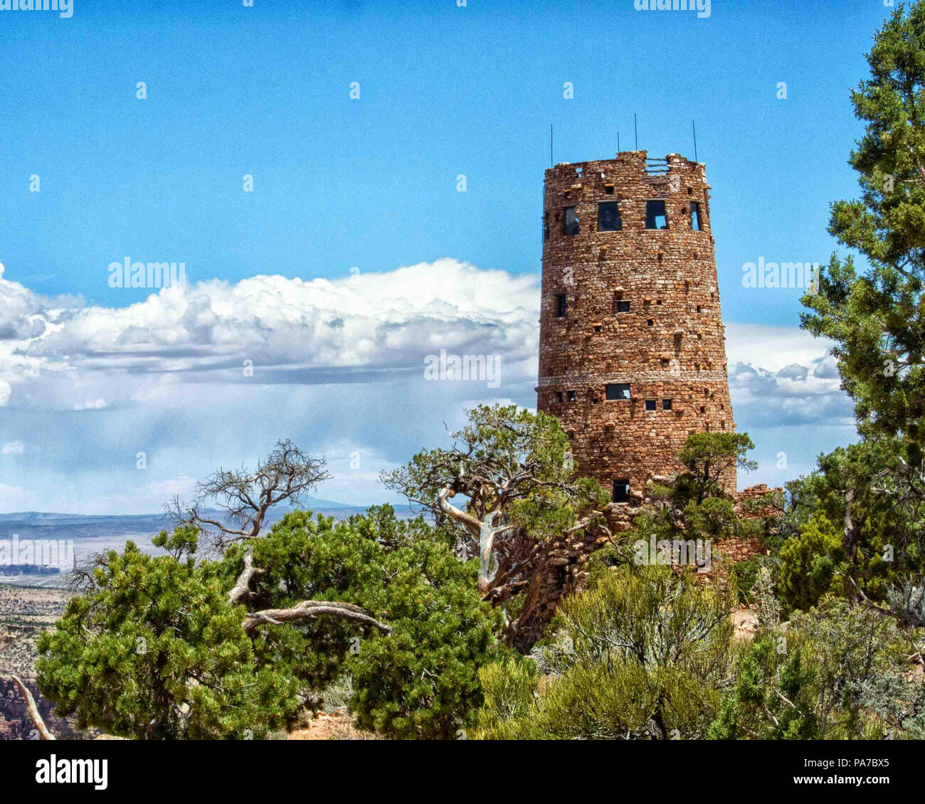 Arizona, USA. 30th May, 2018. Desert View Watchtower (Indian Watchtower ...