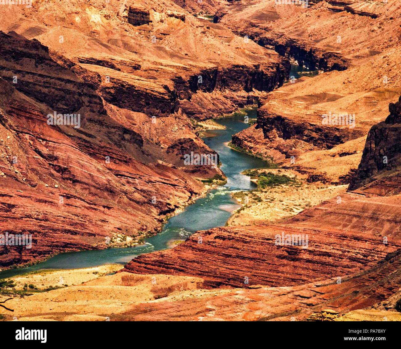 Arizona, USA. 30th May, 2018. The Colorado River flowing through the ...