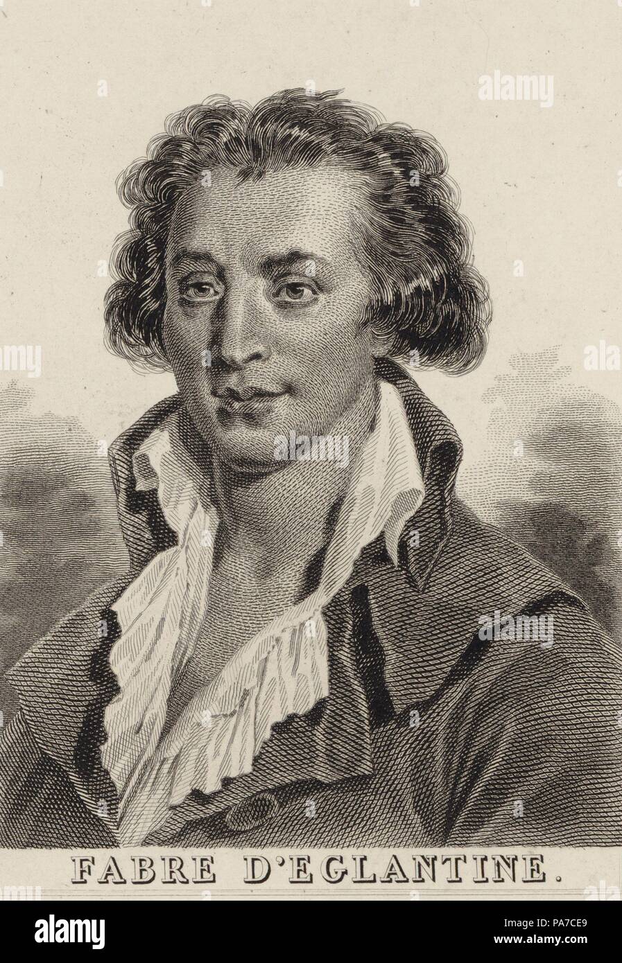 Portrait of Fabre d'Églantine (1750-1794). Museum: PRIVATE COLLECTION ...