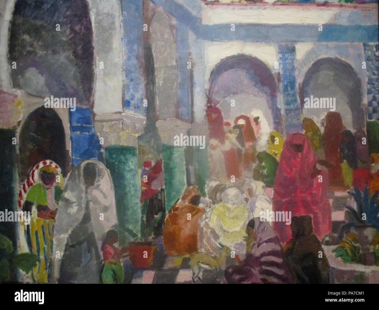 298 Charles Dufresne Patio à Alger Stock Photo - Alamy