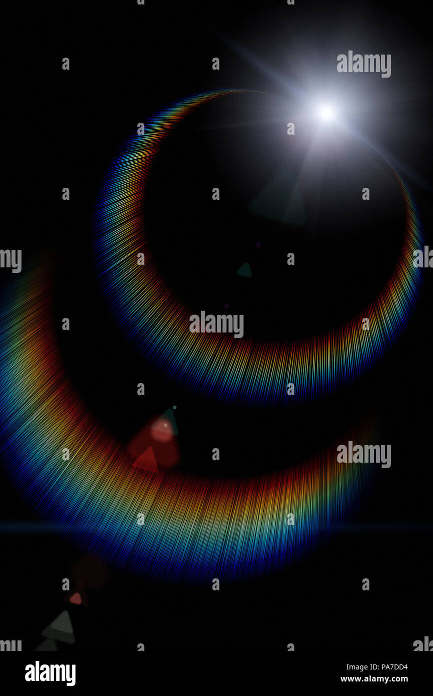 An illustration of a sun light glare Stock Photo - Alamy
