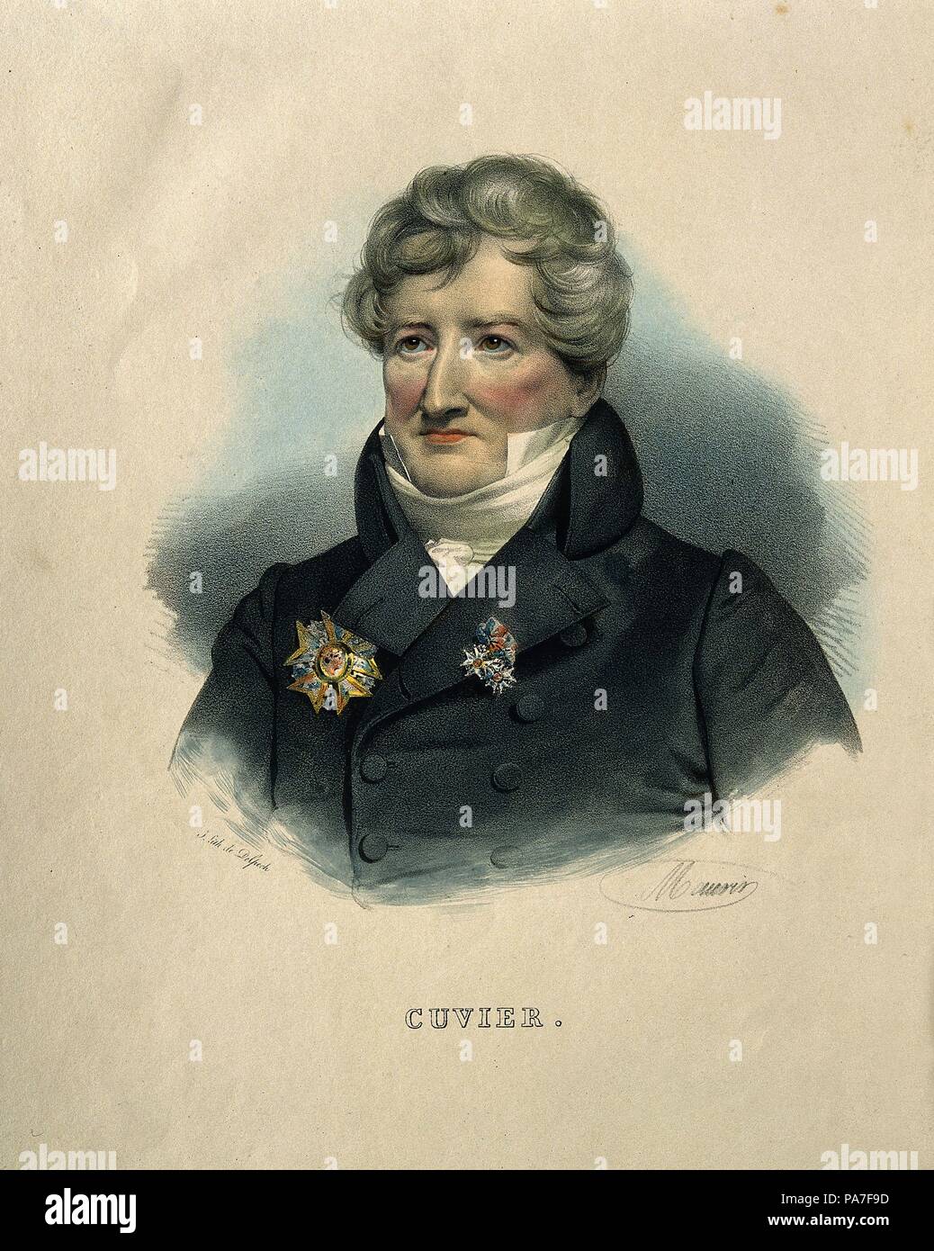 Georges Léopold Chrétien Frédéric Dagobert, Baron de Cuvier (1769-1832 ...