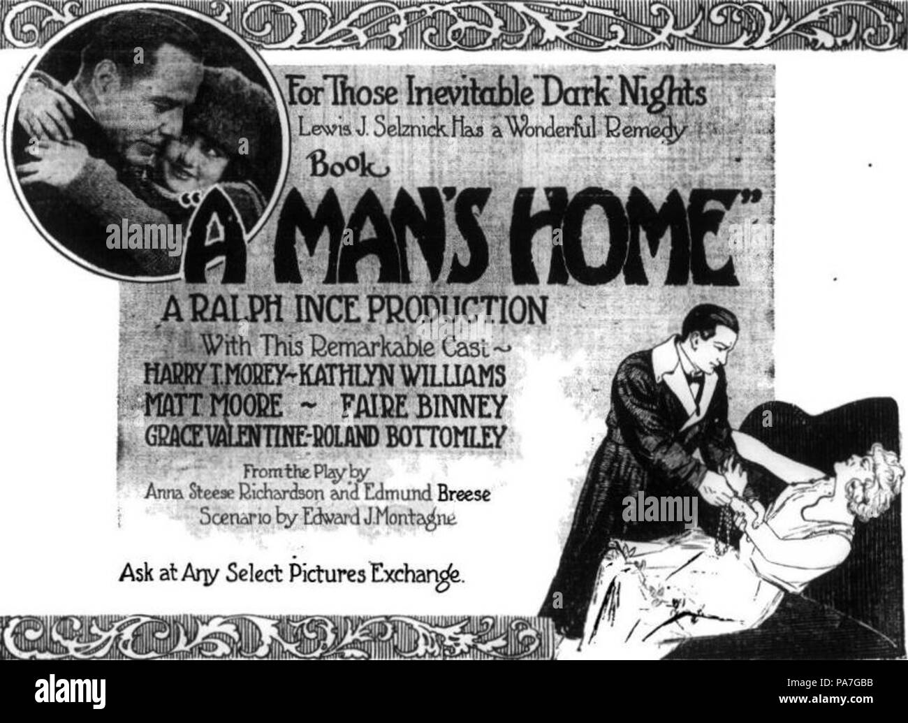84 A Man's Home (1921) - 2 Stock Photo - Alamy