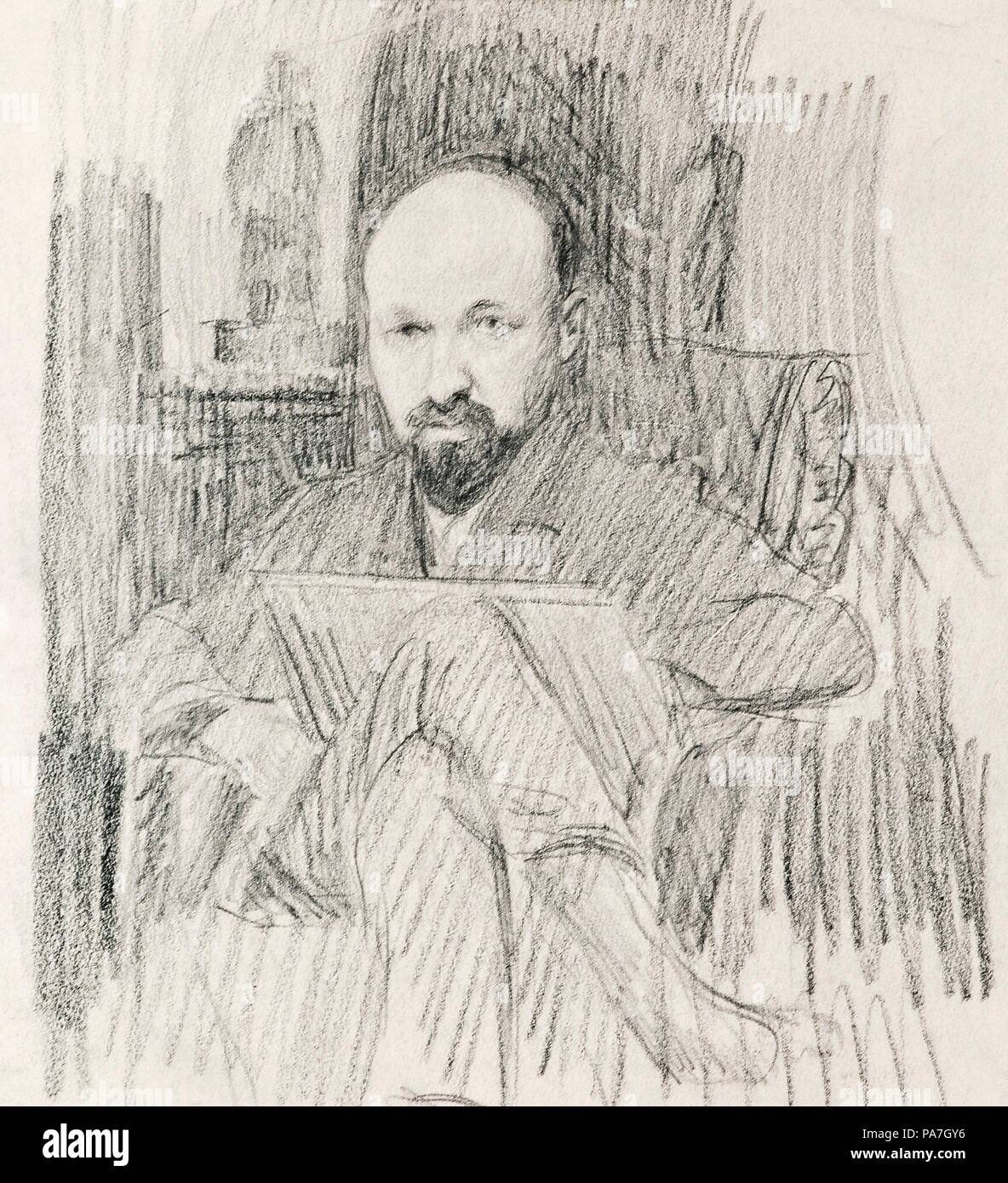 Self-Portrait. Museum: PRIVATE COLLECTION Stock Photo - Alamy