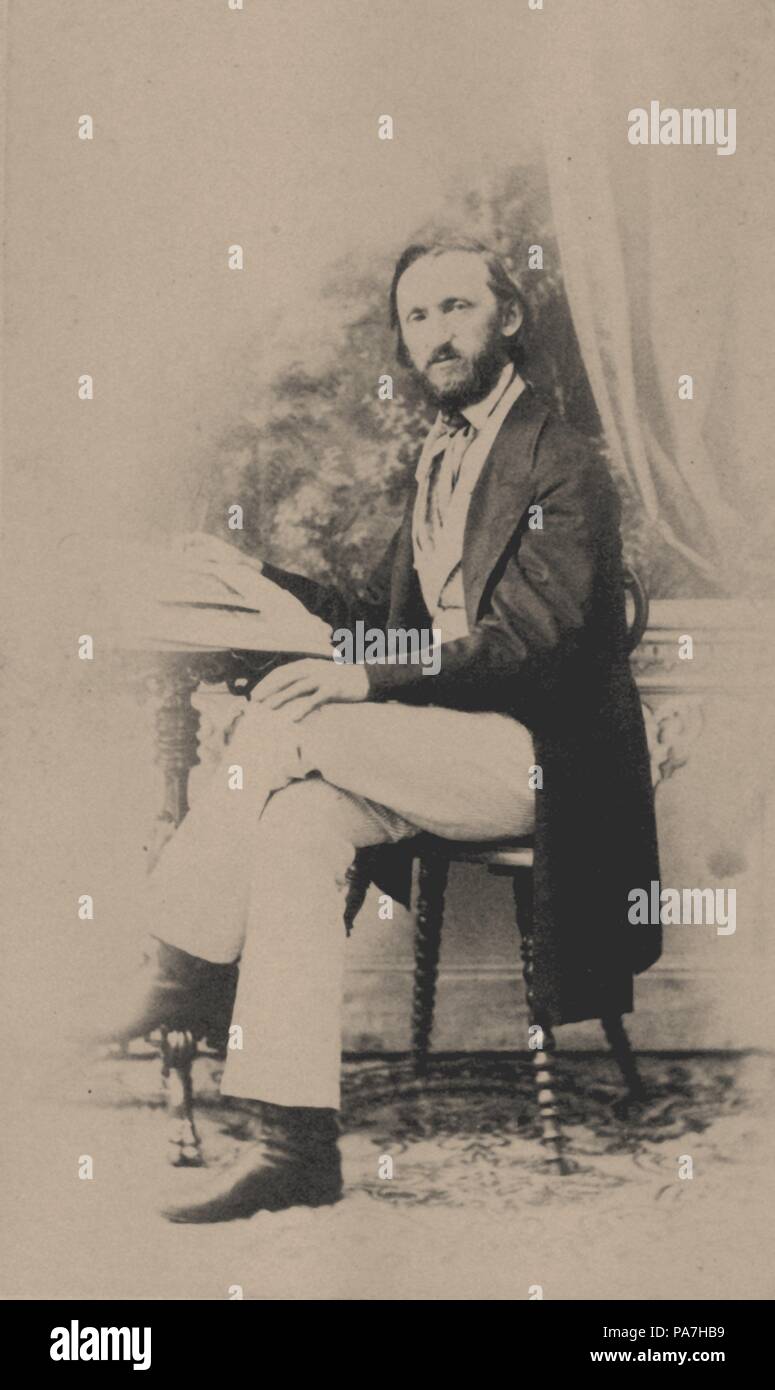 Portrait of the composer August Conradi (1821-1873). Museum: PRIVATE ...
