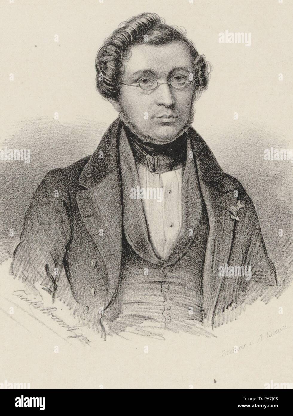 Portrait of the composer Adolphe Adam (1803-1856). Museum: PRIVATE ...