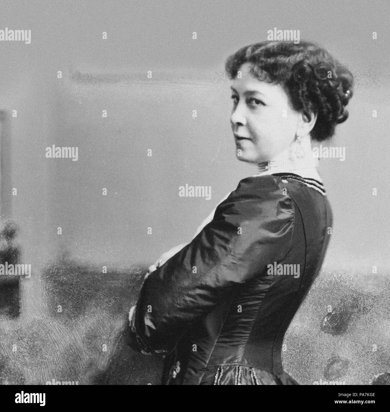 Anna Sacher, née Fuchs (1859-1930). Museum: Hotel Sacher Salzburg Stock ...