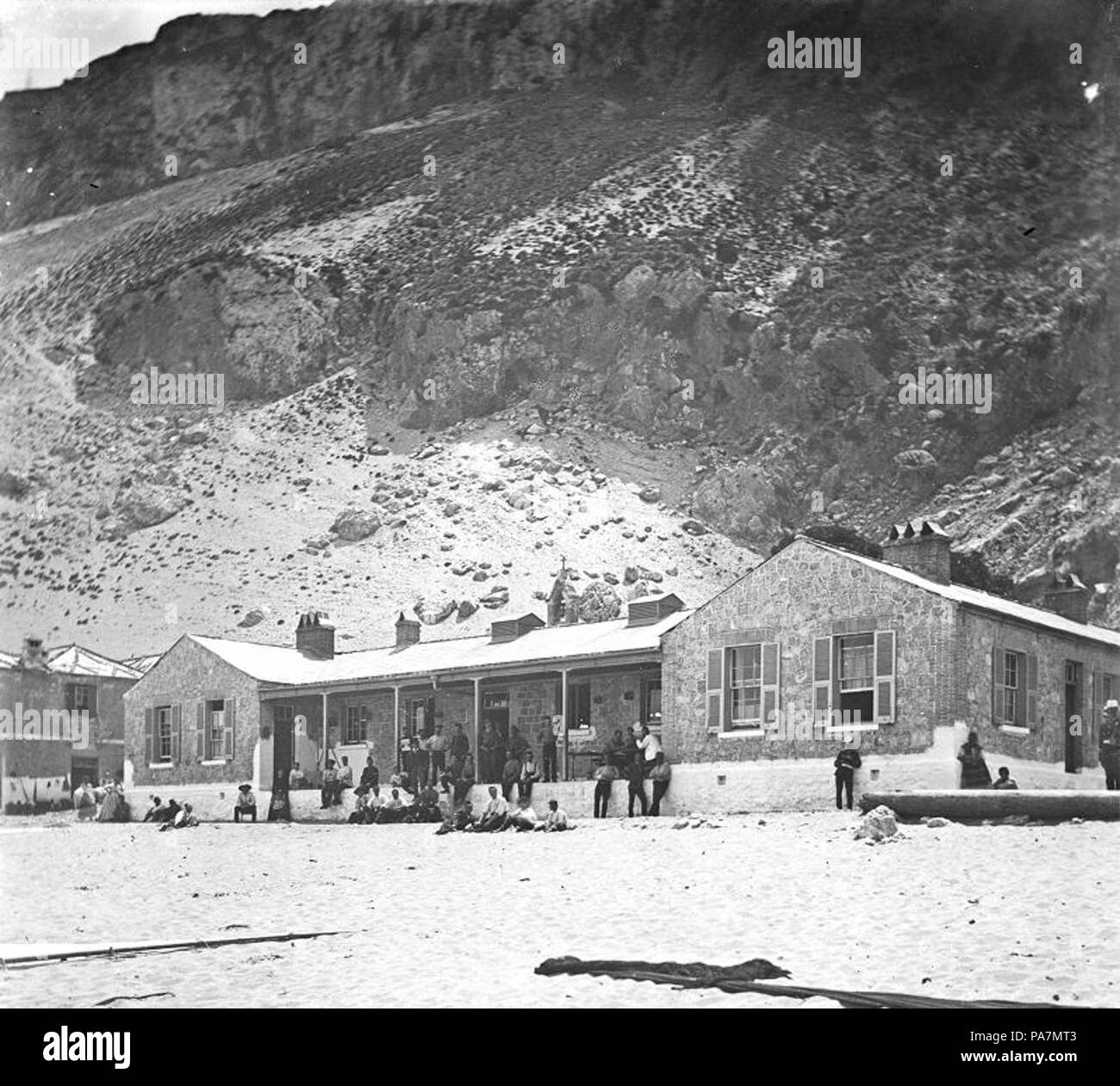 Military barracks architecture Black and White Stock Photos & Images ...